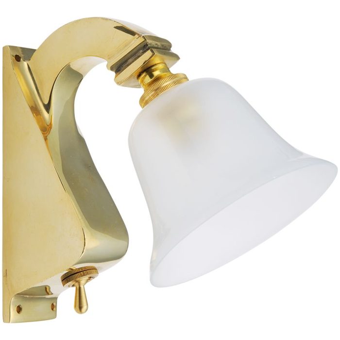 Brass Bracket Light (Switched) – Classic Marine