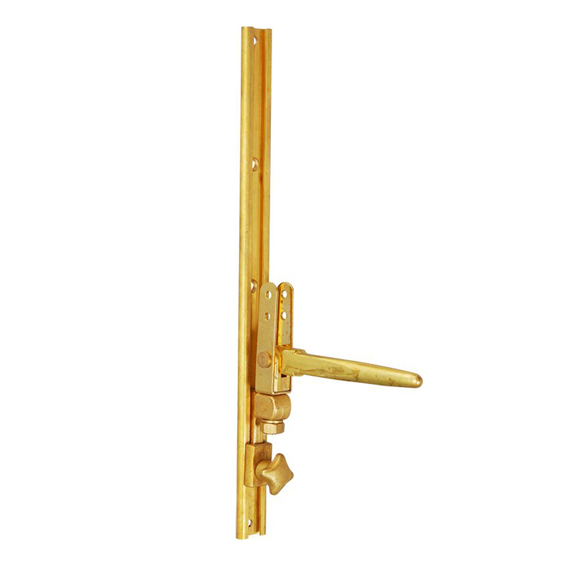 Gooseneck Assembly Sliding Pivot Brass 24" Track. - Classic Marine